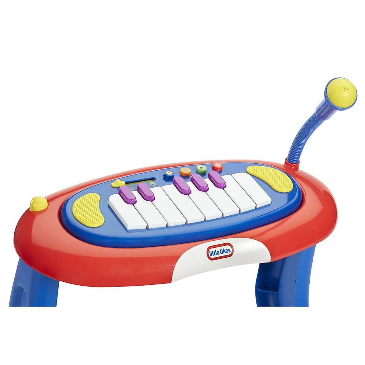 Little Tikes Sing-a-Long Piano Musical Station Keyboard with Working Microphone for Kids Ages 3-5 Years Old