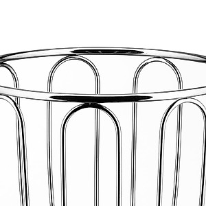 Alessi 370/19 - Design Wire-Worked Citrus Fruit Holder, 18/10 Stainless Steel, Ø 19 cm
