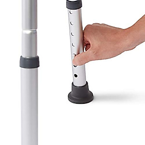 Medline Shower Chair Bath Bench With Back, Supports up To 300 Lb, Grey