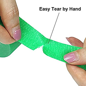 BOMEI PACK 3 Pack Green Painters Tape 0.94-Inches x 55 Yards, Green Painters Masking Tape Bulk for Painting, Labeling, DIY Crafting, Decoration and School Projects