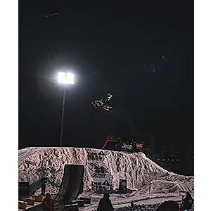 Kekeou GDIDEA LED Flood Light Outdoor 300W Field Lights Stadium Lights LED Floodlights 33000LM 6500K IP67 Waterproof Adjustable Lighting Angle Exterior Flood Lights for Arenas