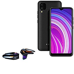 BoxWave Gaming Gear for BLU Bold M6 (2021) (Gaming Gear by BoxWave) - Touchscreen QuickTrigger Auto, Trigger Buttons Autofire Gaming Mobile FPS for BLU Bold M6 (2021) - Jet Black