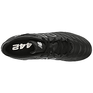 New Balance Boy's 442 V2 Academy FG Junior Soccer Shoe, White/Black, 2.5 Little Kid