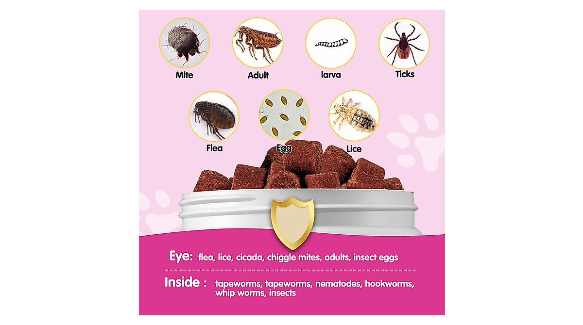 Natural Dog Soft Tablets for All Breeds - Long-Lasting Protection