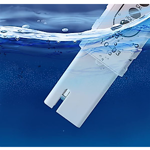 Ecagewill PH Meter for Water Hydroponics Digital PH Tester Pen 0.01 High Accuracy Pocket Size with 0-14 PH Measurement Range for Household Drinking, Pool and Aquarium, White