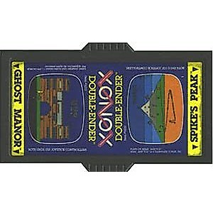 Ghost Manor/Artillery Duel Double Ender Atari 2600 Cartridge RARE