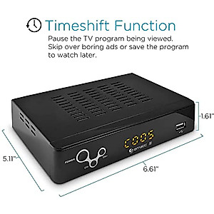 Digital Converter, Ematic Digital TV Converter Box with Recording, Playback, & Parental Controls