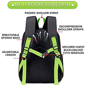 Backpack for Kids Boys Girls Preschool Kindergarten Bookbag Set with Lunch Box Soccer Toddler School Bag