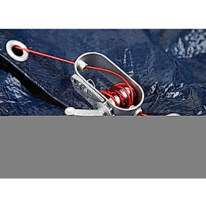 Blue Wave BWC752 Bronze 8-Year 20-ft x 40-ft Rectangular In Ground Pool Winter Cover,Dark Navy Blue