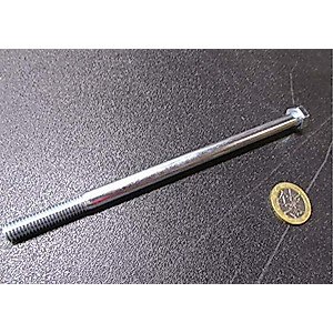 8.8 Zinc Steel Bolts PT M8 x 1.25 mm x 160 mm Long 10 pcs