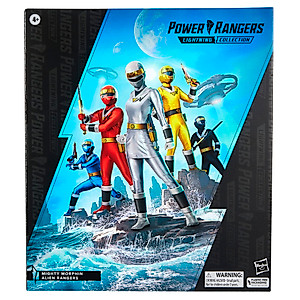 Power Rangers Lightning Collection 5-Pack Alien Rangers of Aquitar 6-inch Action Figures, Toys Kids Ages 4 and Up (Amazon Exclusive)