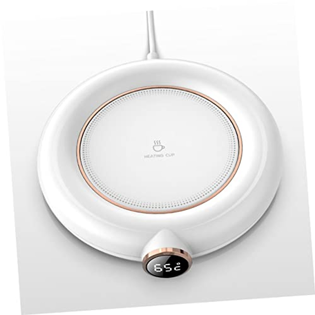 Luxshiny 1pc Coaster USB Coffee Warmer Cup Warmer Electronic Coffee Cup Warmer Heater Coaster Tray Pad Warmer Insulation Cup Heater USB Heating Coaster Coffee Mug Warmer Office Warm Pad