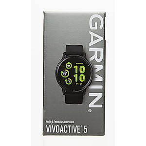 Garmin vívoactive 5, Health and Fitness GPS Smartwatch, AMOLED Display, Up to 11 Days of Battery, Black