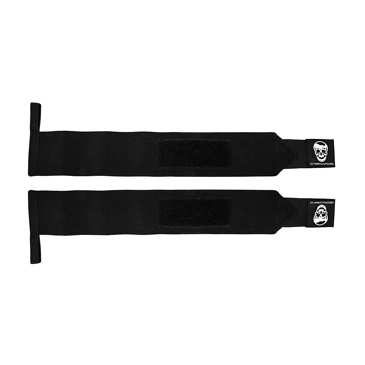 Wrist Wraps Weightlifting - Stiff Heavy Duty 18" Wraps With Thick Thumb Loop For Powerlifting, Bodybuilding, Cross Training, & Heavy Presses (Black - Medium Stiff, 18")