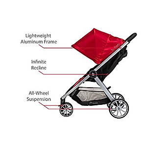 Britax B-Lively Lightweight Stroller, Cardinal