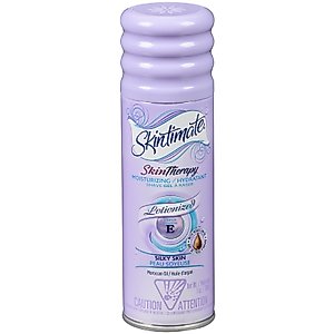 Skintimate Skin Therapy Lotionized Moisturizing Shave Gel for Women, Vitamin E and Moroccan Oil, 7 Ounce