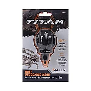 Allen Company Titan™ Crossbow Bolt De-Cocking Head, Standard Arrow Threads, Black