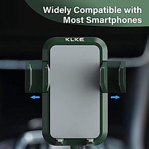 KLKE Car Phone Holder, Universal 360 Rotatable Cup Holder for iPhone, Samsung, LG, Compatible with 4.7-6.4 Inch Screens