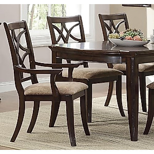 Patio Chairs for Adults, Dining Chair 20 Inch Seat Height 2PCS Cherry Seat Height 20" Wood Capacity 250LB 25.75" L 21" W 40.5" H Living Room Bedroom