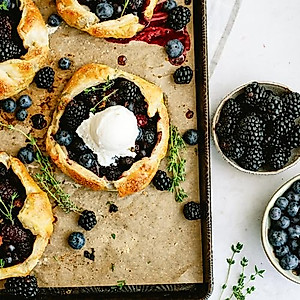 Zenlogy 9x13 Parchment Paper (100 sheets) - Unbleached, High Heat, Non-stick, Pre-cut Baking Paper for Quarter Sheet Pans - Great for Baking, Roasting, Wrapping, Dehydrator, and so much more