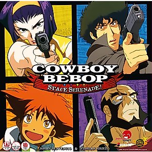 Japanime Games Cowboy Bebop: Space Serenade | from The Creator of Harmonies | Cooperate to Take Down Vicious | 1-4 Players | Ages 14+ | 30-90 Min Play Time