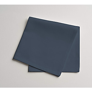 Cloth Dinner Napkins Cotton Washable Calicot 16x16 Inch Napkins Cloth|Absorbent Reusable Durable Decorative Set of 6 Table Napkins for Spring, Easter Decor,BBQ,Hotel &Outdoor Parties|Dark China Blue