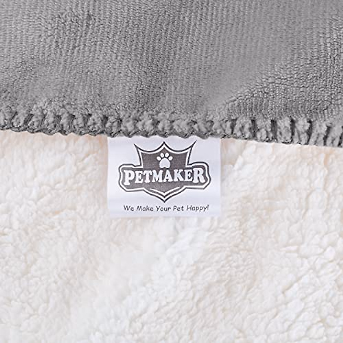 Waterproof Pet Blanket Collection– Reversible Throw Protects Couch, Car, Bed from Spills, Stains, or Fur – Dog and Cat Blankets by PETMAKER Large