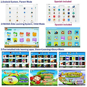 TOPELOTEK Kids Tablet Android Tablet for Kids 7 inch WiFi Toddler Tablet 32GB Quad Core Kids Tablets Support Bluetooth Camera Support Netflix YouTube Parental Control 4000mAh Boys Girls (Pink)