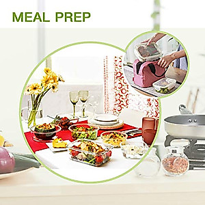 ETERNA GLASSWELL 18 Piece Glass Food Storage Containers with Locking Lids - Airtight & Leak Proof, BPA Free - Dishwasher, Oven, Freezer, Microwave Safe Glass Meal Prep Container