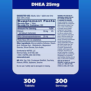 Natrol DHEA Mood and Stress, 25mg, Tablets