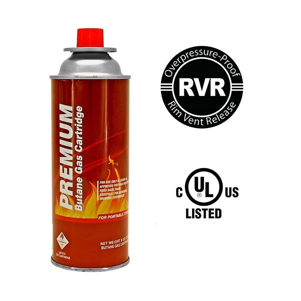 Butane Fuel Canister – New Model -Smart Safer Self Sealing Nozzle Technology (12)