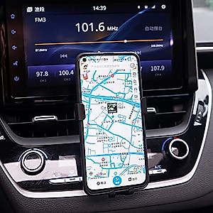 Beerte Car Phone Holder fit for Toyota Corolla 2020-2023,Corolla Cross 2022-2023,360 °Rotation Adjustable Car Air Vent,Auto Dashboard Cell Phone Mount fit for Any inches Mobile Phone (Alloy-Black)