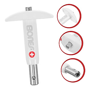 MERRYHAPY Skateboard Remover Tools Skate Disassemble Tool Bones Bearing Tool Wheel Bearing Puller Seal Puller Roller Skating Accessories Bearing Supplies Bearing Removal Tool Hub White Metal