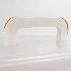 KTELI 3-Tier Fishing Tackle Box Organizer Sewing Box Nail Art Organizer with Handle Tool Box