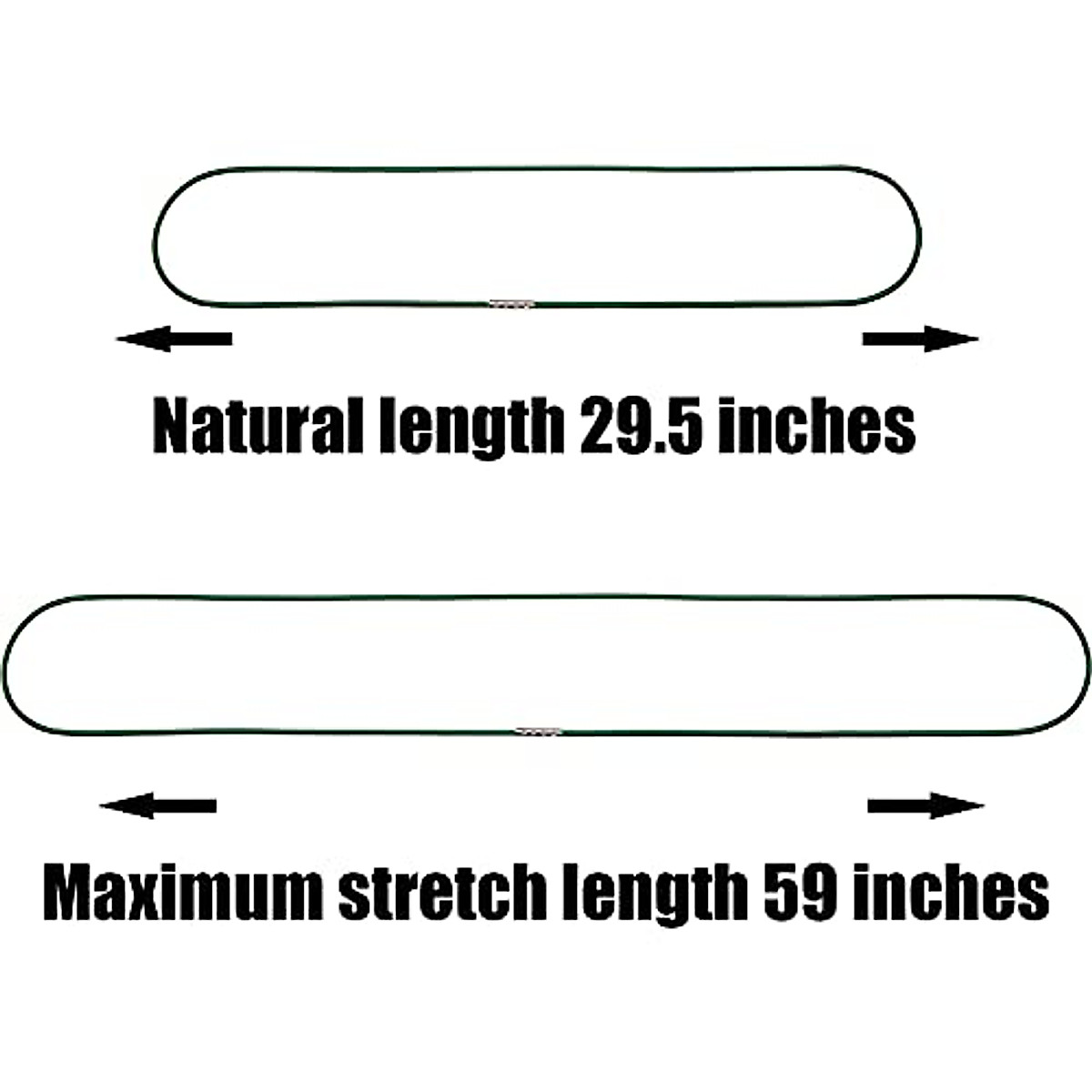 14 Pieces 4.9 Feet Trash Can Band Elastic Rubber Bands 30-64 Gallon Garbage Can Garbage Colorful Litter Box Band Loop for Trash Can Outdoor, 14 Colors