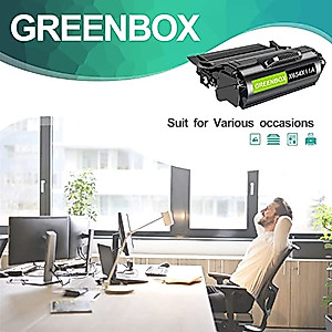 GREENBOX Remanufactured X654X11A High Yield Toner Cartridge for Lexmark X654X11A for X654de X656de X656dte X658de X658dfe X658dme X658dte X658dtfe X658dtme Printer (36,000 Pages, Black, 1 Pack)