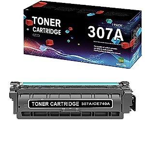 Shribbery 307A Black Toner Cartridge,CE740A High Capacity Toner Cartridge, Compatible Replacement for Professional CP5225 CP5225dn CP5225n Printer.(1Pack/Black )