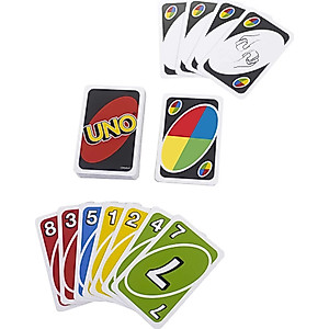 Mattel Games Set of 3 Games with UNO, Phase 10 & ONO 99, Travel Games for Kids & Family Night with Storage Tin Box (Amazon Exclusive)