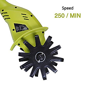 Koreyosh 20V 10inch Cordless Electric Cultivator with 2Ah Battery and Fast Charger,Electric Garden Tiller/Cultivator