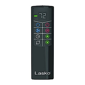 Lasko Portable Fan & Heater All Season Comfort Control Tower Fan and Space Heater in One with Remote Control, Black, FH515,Large