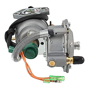 partszen Carburetor Dual Choke Fuel Manual Generator LPG CNG Conversion Kit for Honda GX390 188F 13-14Hp 4.5-5.5KW Gasoline 100153 100165 100296 100155 100230 100297 Engine