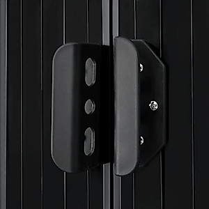 vidaXL Outdoor Storage Shed, Garden Shed, Metal Storage Shed, Backyard Shed for Patio Lawn Bicycles Gardening Tools Lawn Mowers, Brown