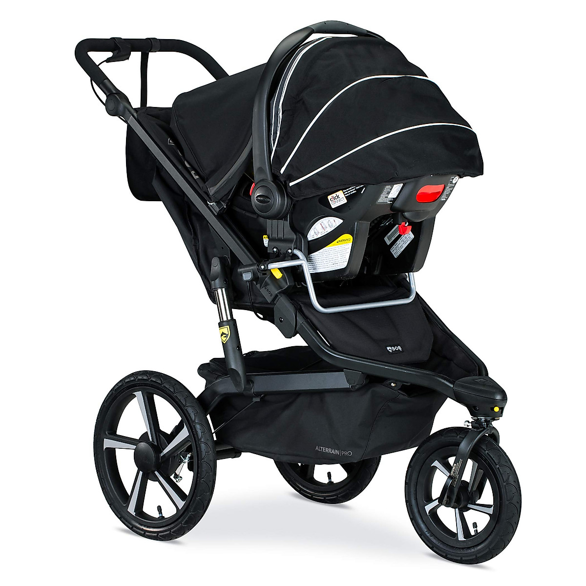 BOB Gear Single Jogging Stroller Adapter for Graco Infant Car Seats, Gray