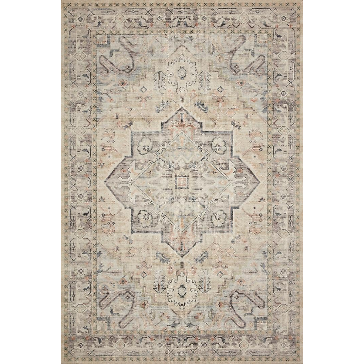Loloi II Hathaway Multi/Ivory 5'-0" x 7'-6" Area Rug