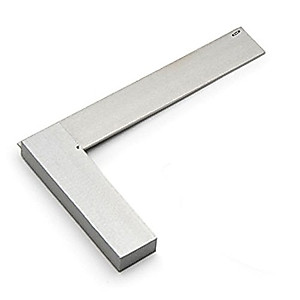 OMEX Machinist Steel Square 12" | Precision Square Solid Industrial | 90 Right Angle Precision Ground Hardened Steel | 12 Inches / 300 MM
