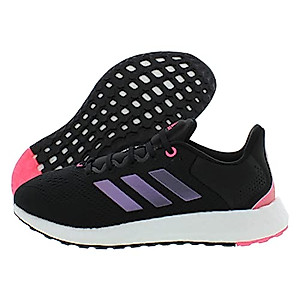 adidas Pureboost 21 Womens Shoes Size 7.5, Color: Black/White/Pink