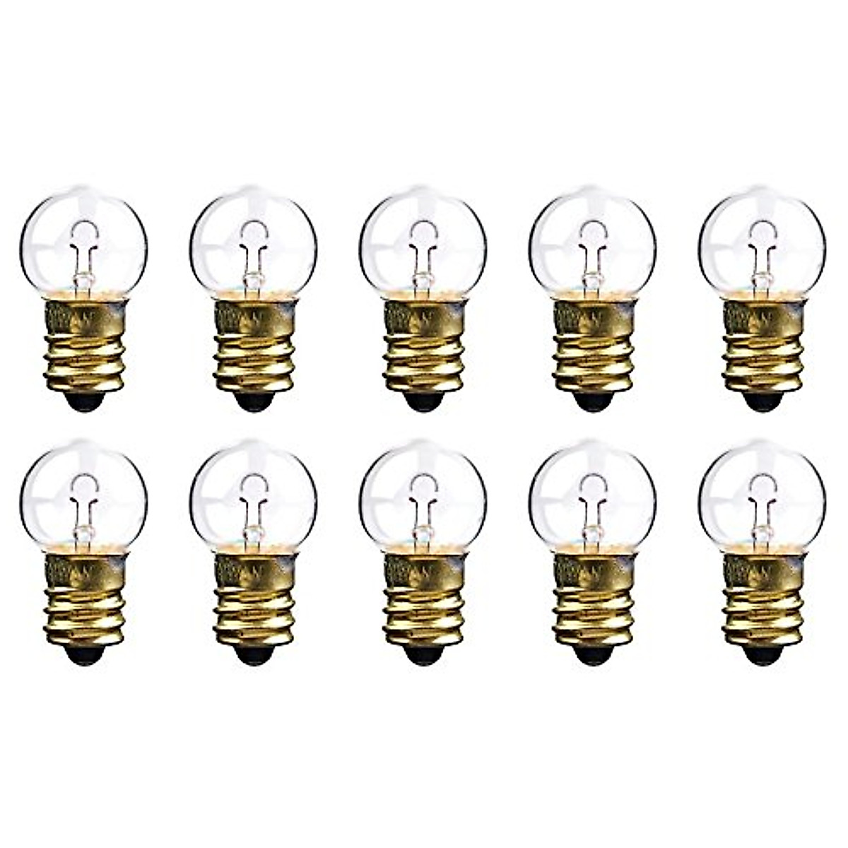 CEC Industries #509K Bulbs, 24 V, 4.32 W, E12 Base, G-6 Shape (Box of 10)