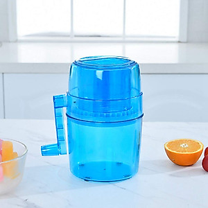 Portable Ice Maker, Ice Shaver, Shaved Ice Machine Manual Hand Crank Margarita Frozen Cocktail for Kids for Adults