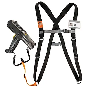 Ergodyne Squids 3138 Barcode Scanner Padded Harness, Tethering Lanyard for Bar Code Scanners, Breakaway Design Large