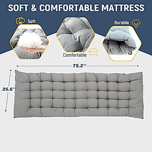 ETSG Lounge Chair,5-Position Outdoor Lounge Chair,Folding Chaise with Mattress,Folding Camping Cot with Carrying Bag,Sleeping Cots for Adults, Heavy Duty Lounges Chairs for Outside, Beach, Lawn